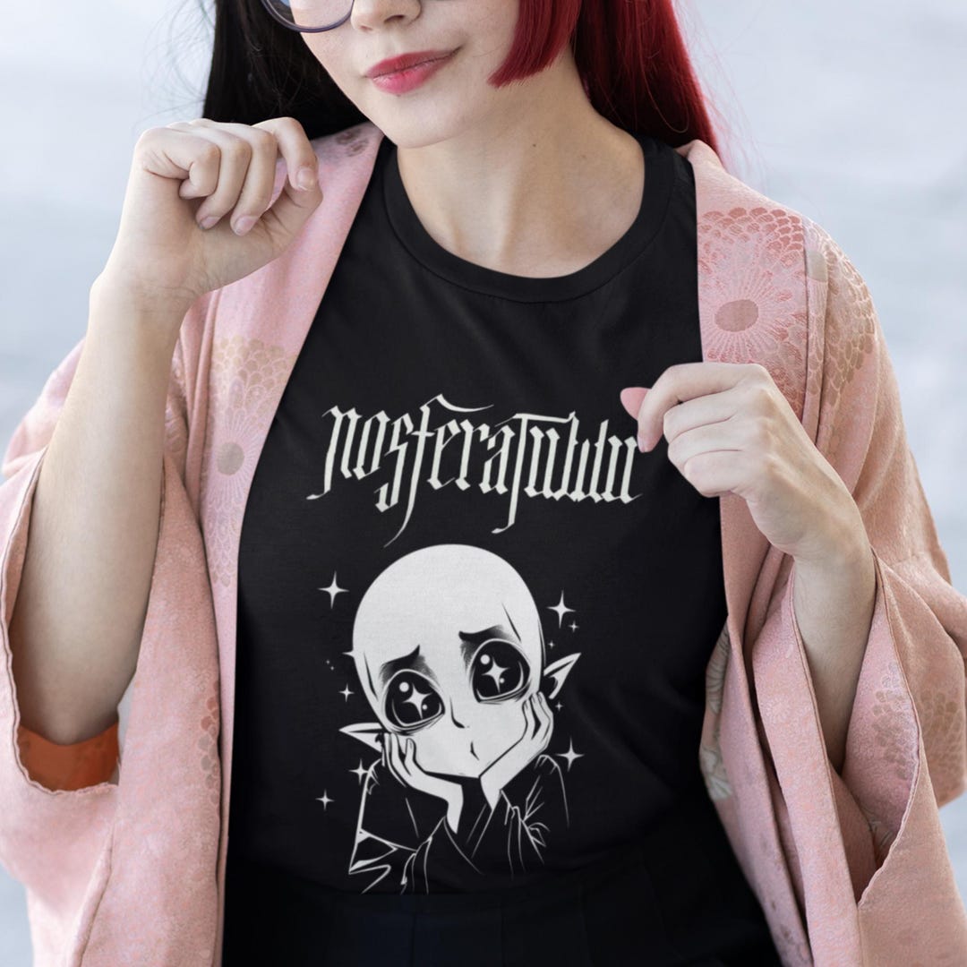Nosferatuwu - Chibi Nosferatu T-shirt Cute Gothic Vampire Kawaii Horror ...