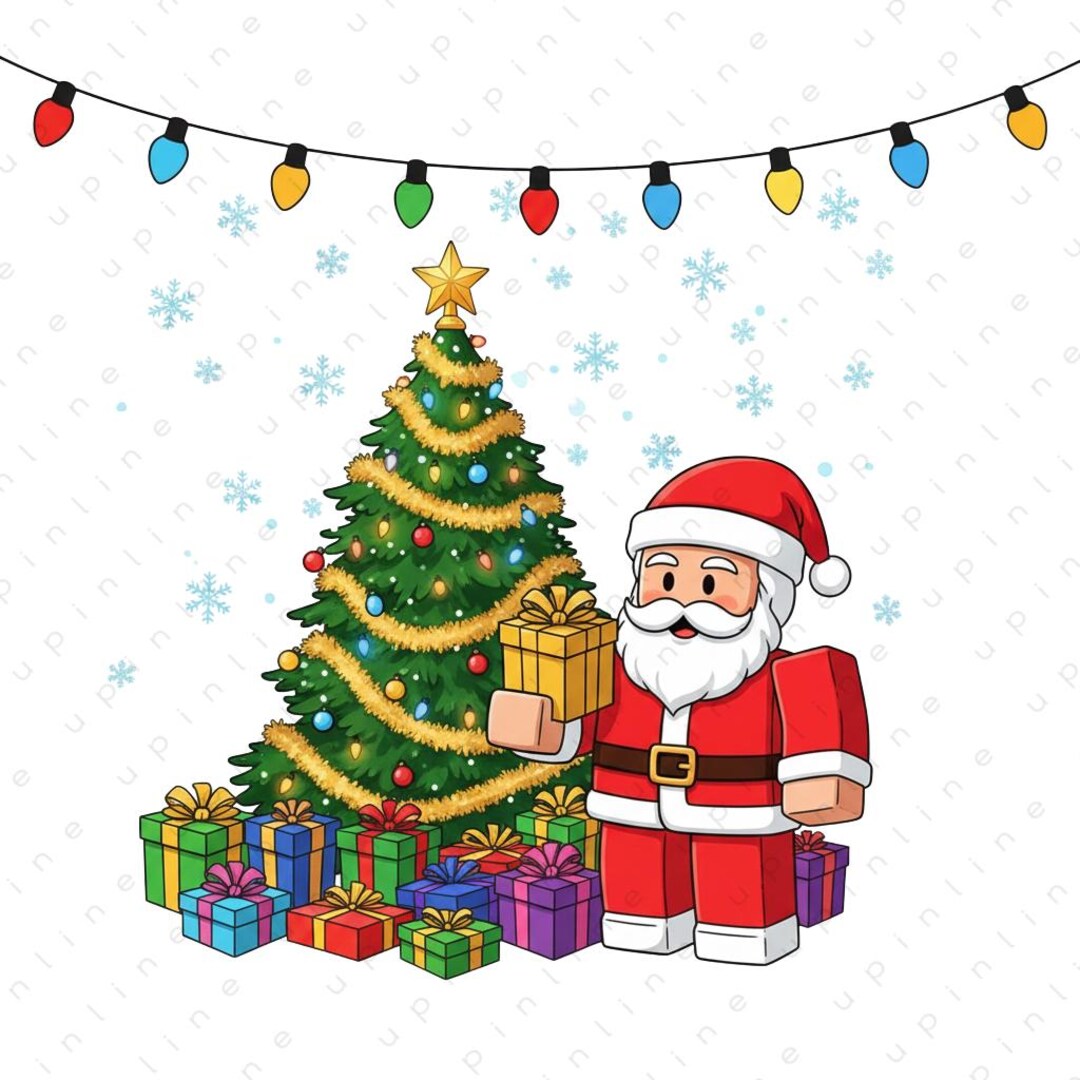 Roblox Christmas Santa PNG Clipart (digital Download) - Etsy