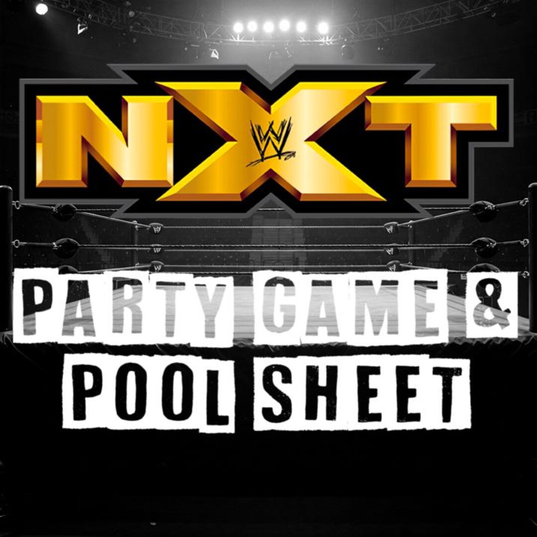 WWE NXT Wrestling Game | Printable | Family Fun Pool | Watch Party ...