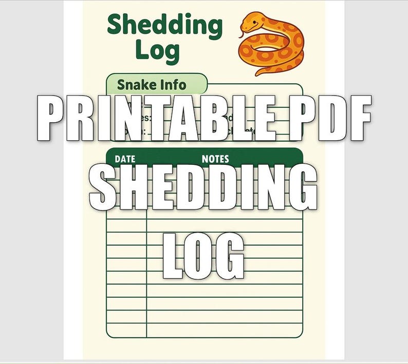 Printable Hognose Snake Care Guide and Tracking Logs | Beginner ...