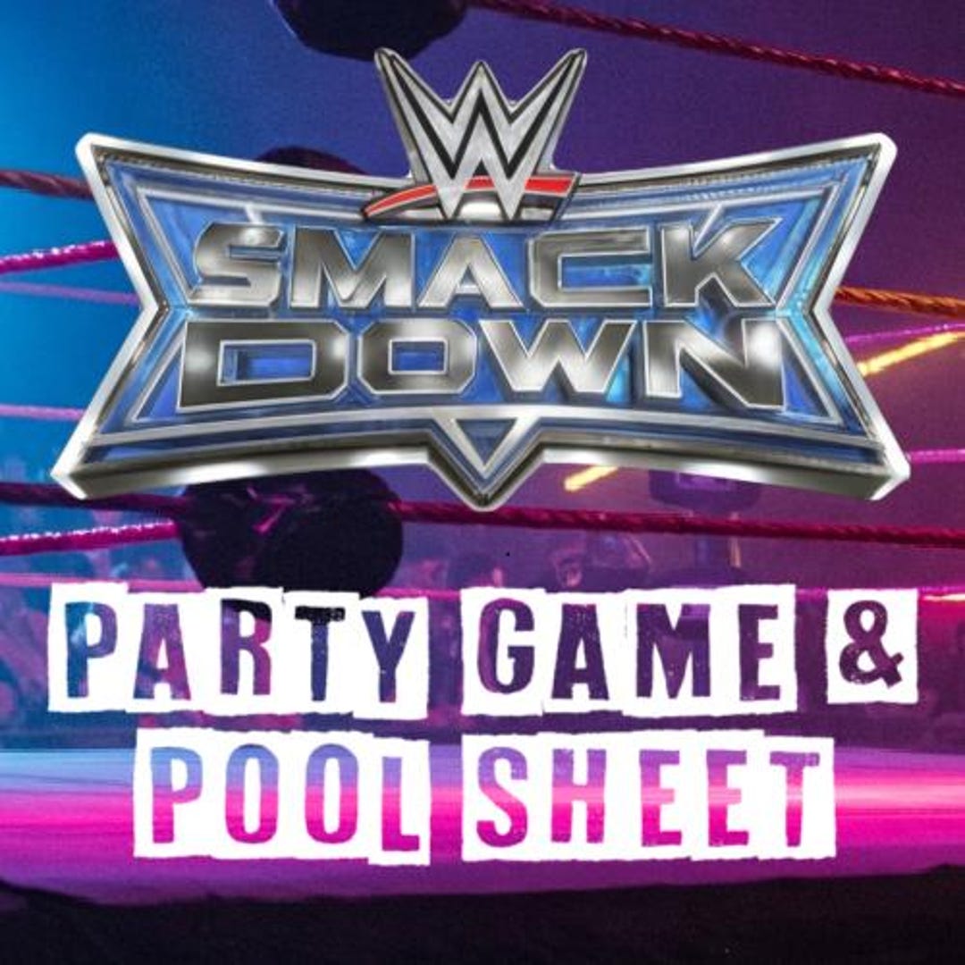 WWE Smackdown Wrestling Game | Printable | Family Fun Pool | Watch ...