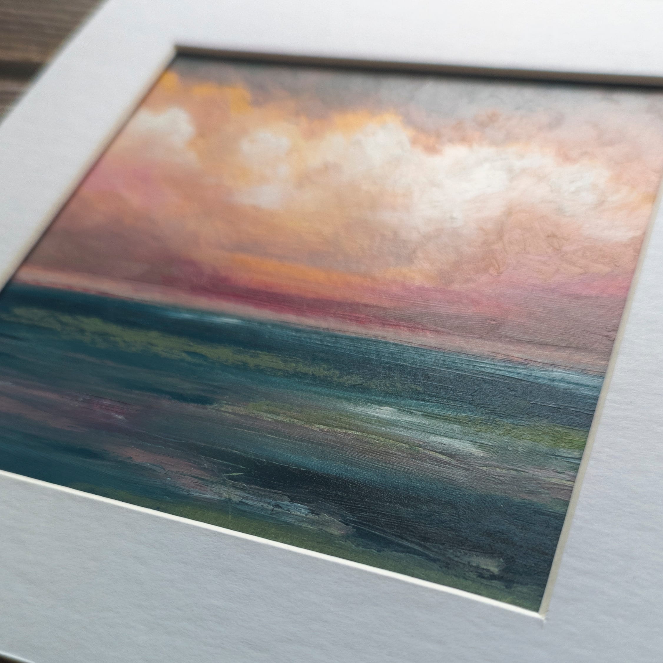 CREPUSCULAR... Original Oil Pastel Painting, Landscape, Vibrant Sunset ...