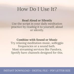 30 Minute Loving Kindness Meditation Script - Digital Download - Guided ...