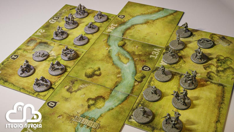 WW2 Miniature | Undaunted Normandy | 1/125 Infantry Squad Soldier ...