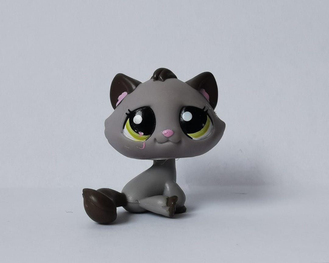 Littlest Pet Shop - LPS #2215 Grey Kitten - Etsy