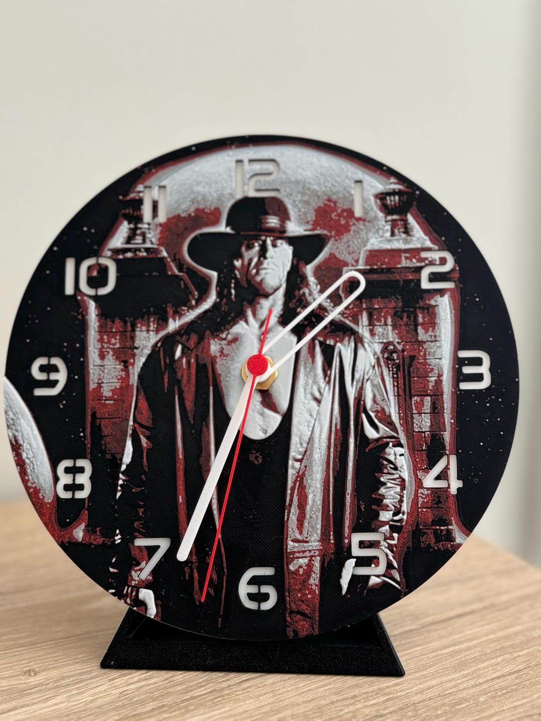 WWE Clock Undertaker - Etsy