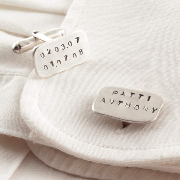 Engraved Cufflinks - Etsy
