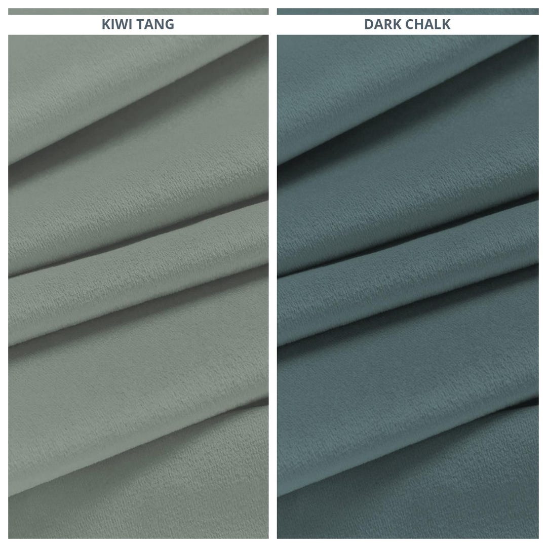 Plain Velvet Fabric by Yard for Upholstery, Sofa, Chairs, Ottoman ...