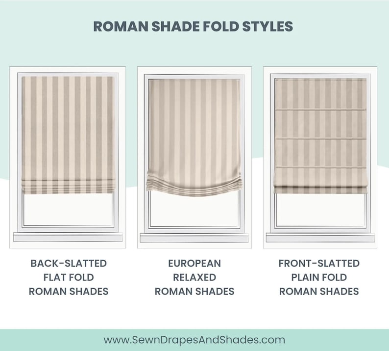 Black & White Striped Velvet Roman Shades. Custom Size Lined Window ...