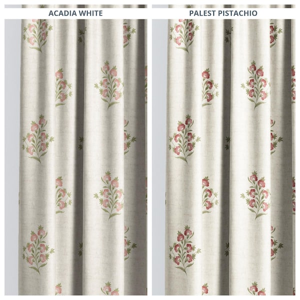 Block Print Curtains - Etsy