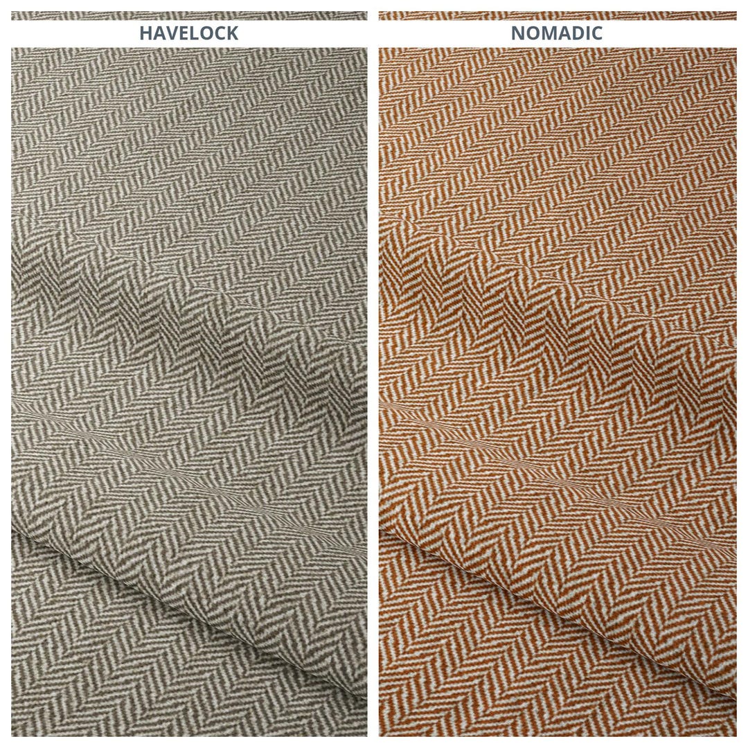 Herringbone Texture Plain Roman Shades & Fabric Window Blinds. Custom ...