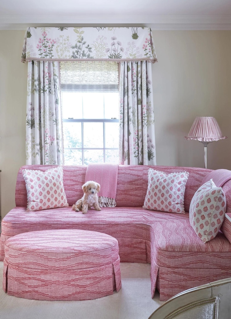 Custom Board Mounted Flat Panel Valance for Windows. Curtain Valance in ...