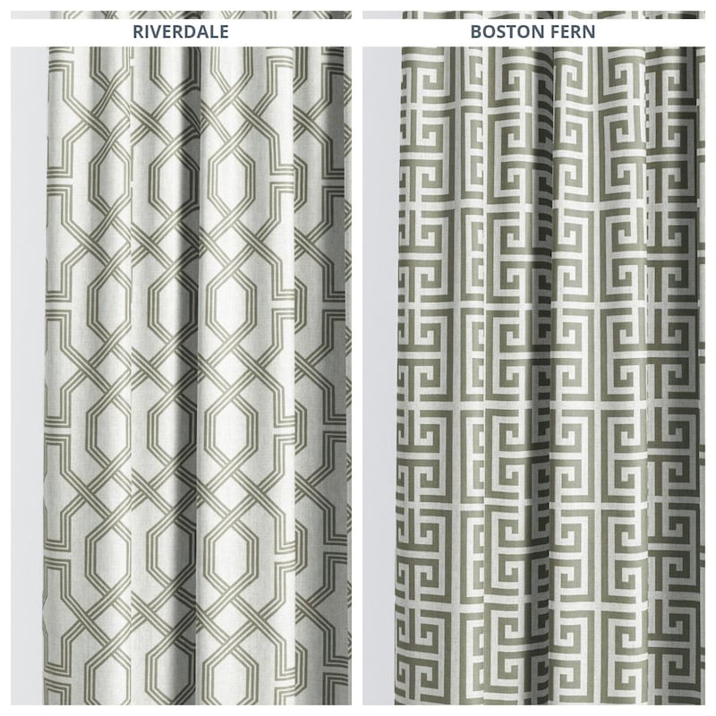 Greek Key Curtains - Etsy