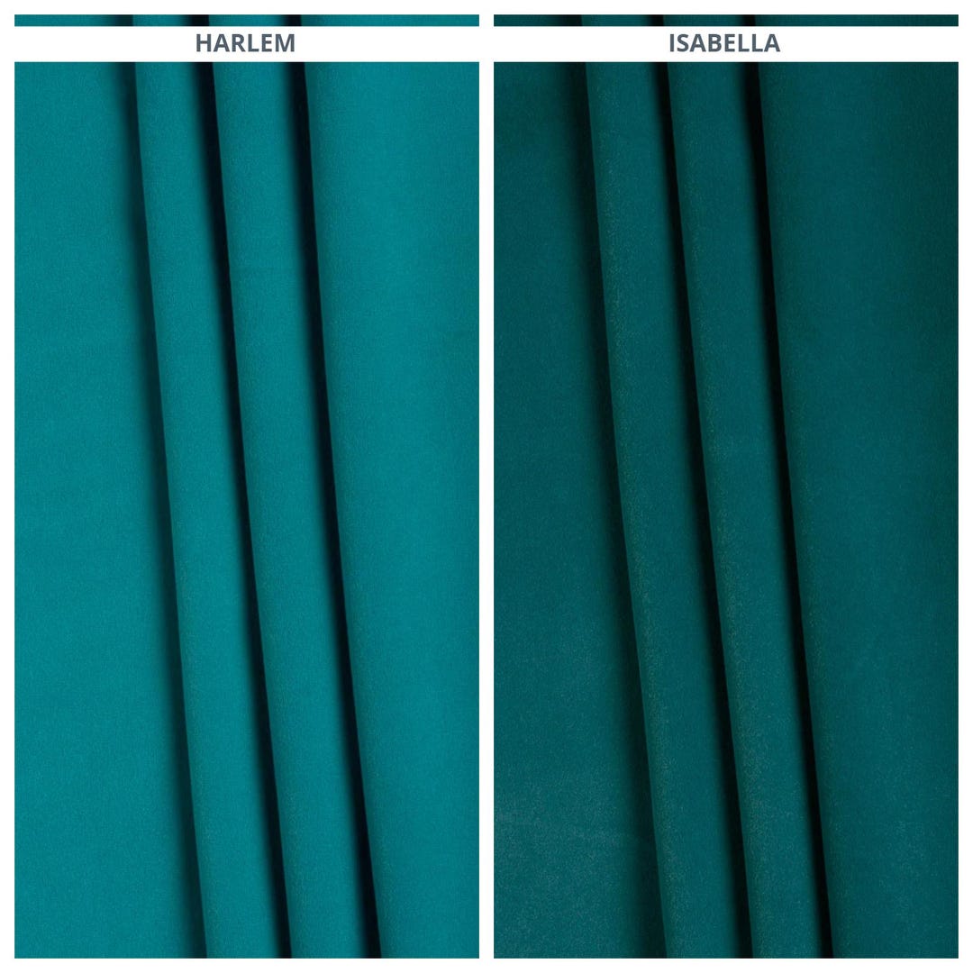 Plain Velvet Fabric by Yard for Window Treatments, Furniture Upholstery ...