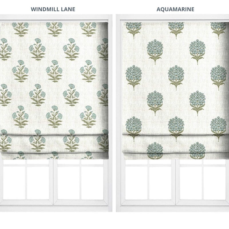 Print Roman Blind - Etsy