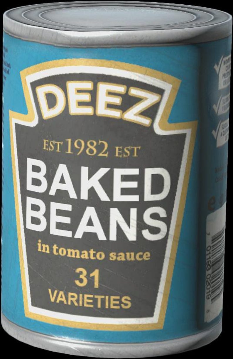 Dayz Inspired | Baked Beans + Tacticool Bacon Storage Can Set - Etsy