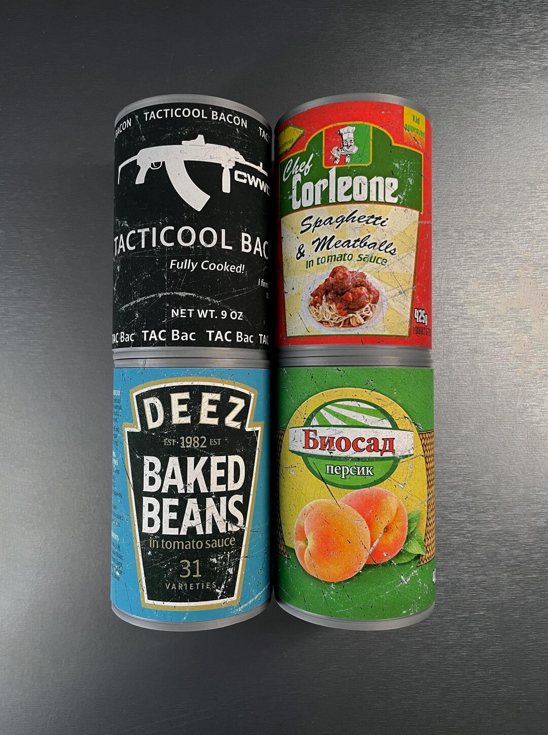 Dayz Inspired | (worn/damaged) Tacticool Bacon Food Storage Can - Etsy