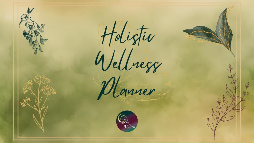 Holistic Wellness Planner | Meal Planning, Goal-setting & Habit Tracker ...