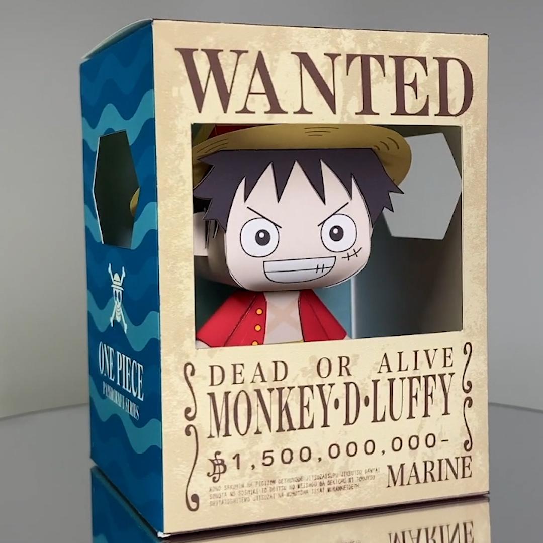 Monkey D. Luffy Papercraft Figure - DIY Pirate Captain Model, Printable ...