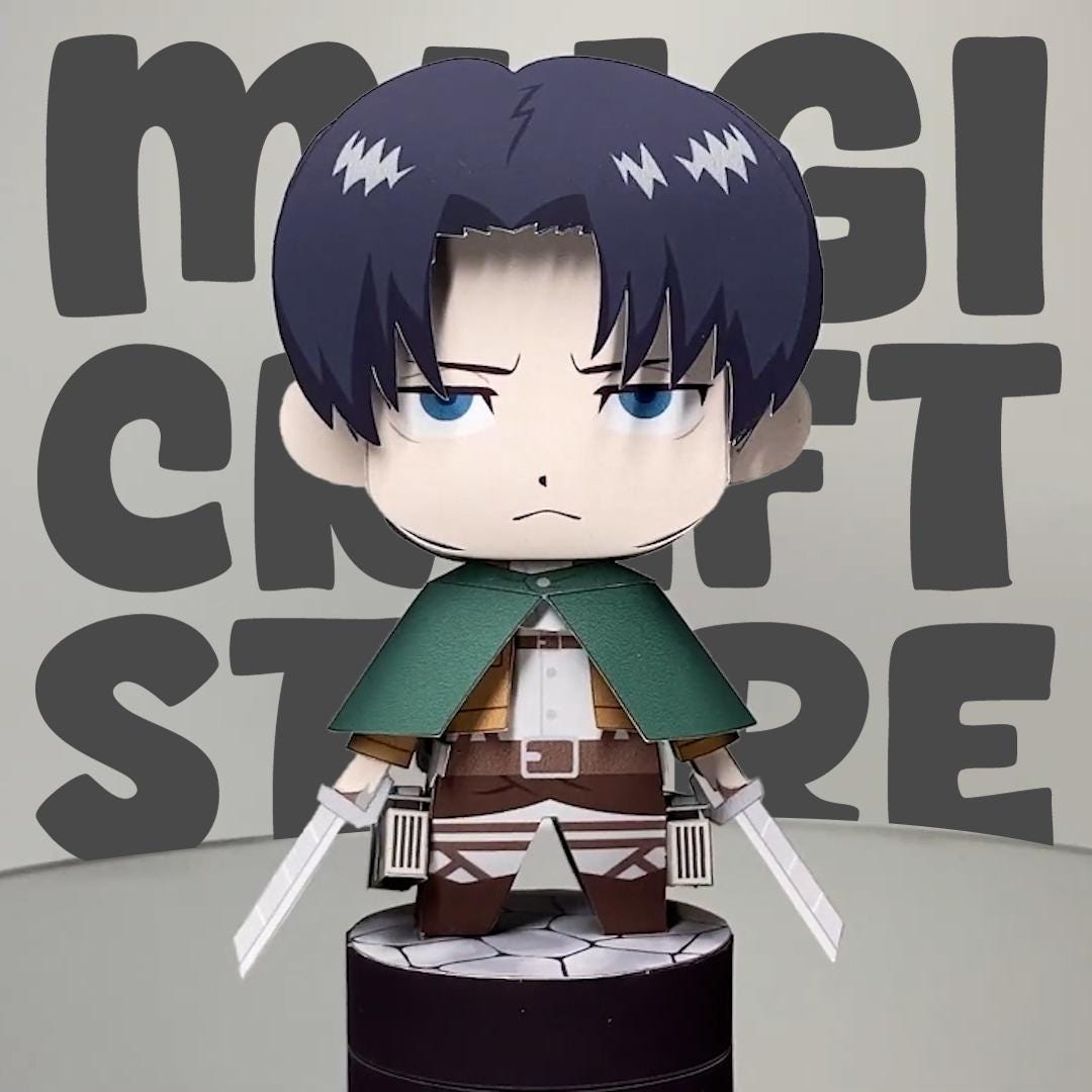 DIY Elite Squad Captain Papercraft – Printable Anime Soldier Figure ...