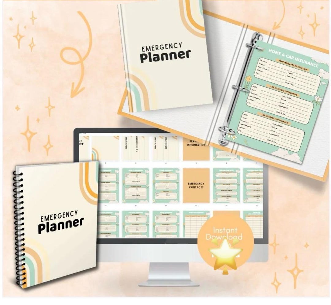 The Ultimate Emergency Life Planner| "what If" Binder| Stay Prepared ...