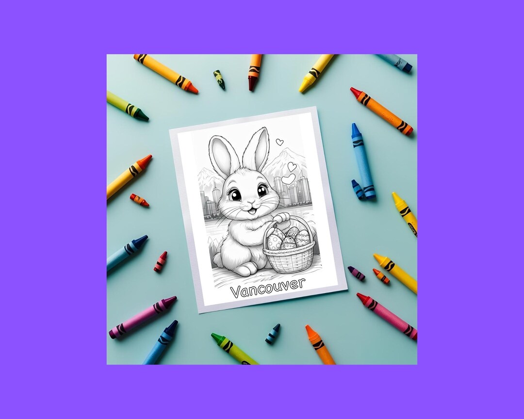 Canadian Easter Colouring Pages - British Columbia Bundle - Printable ...