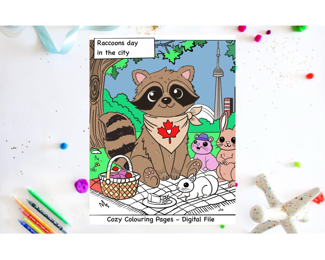 Cute and Cozy Toronto Colouring Pages - Printable - A Colouring ...