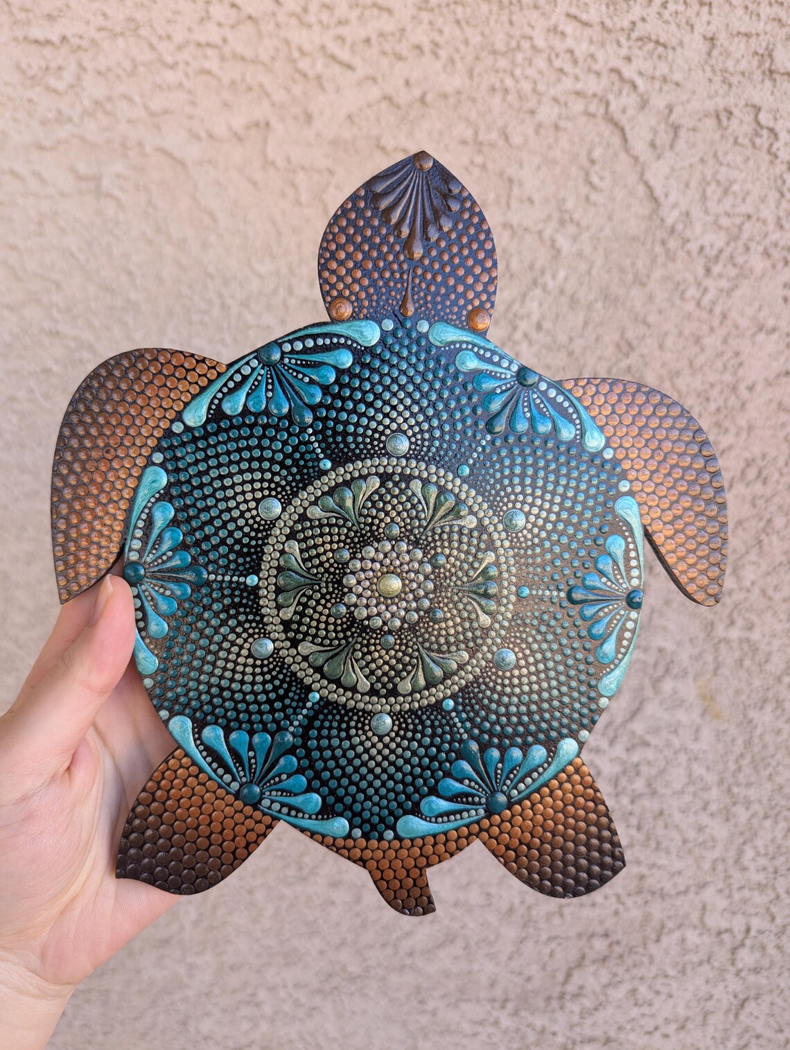 Mandara Painting Sea Turtle - Etsy