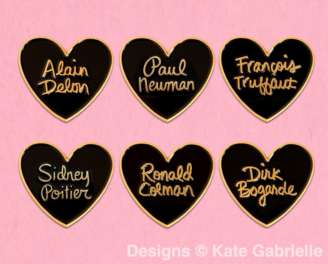 Classic Film Enamel Lapel Pin Choose Your Actor - Etsy