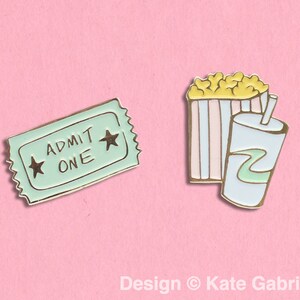 Movie Collar Clip Enamel Lapel Pin Set for Movie Fans - Etsy