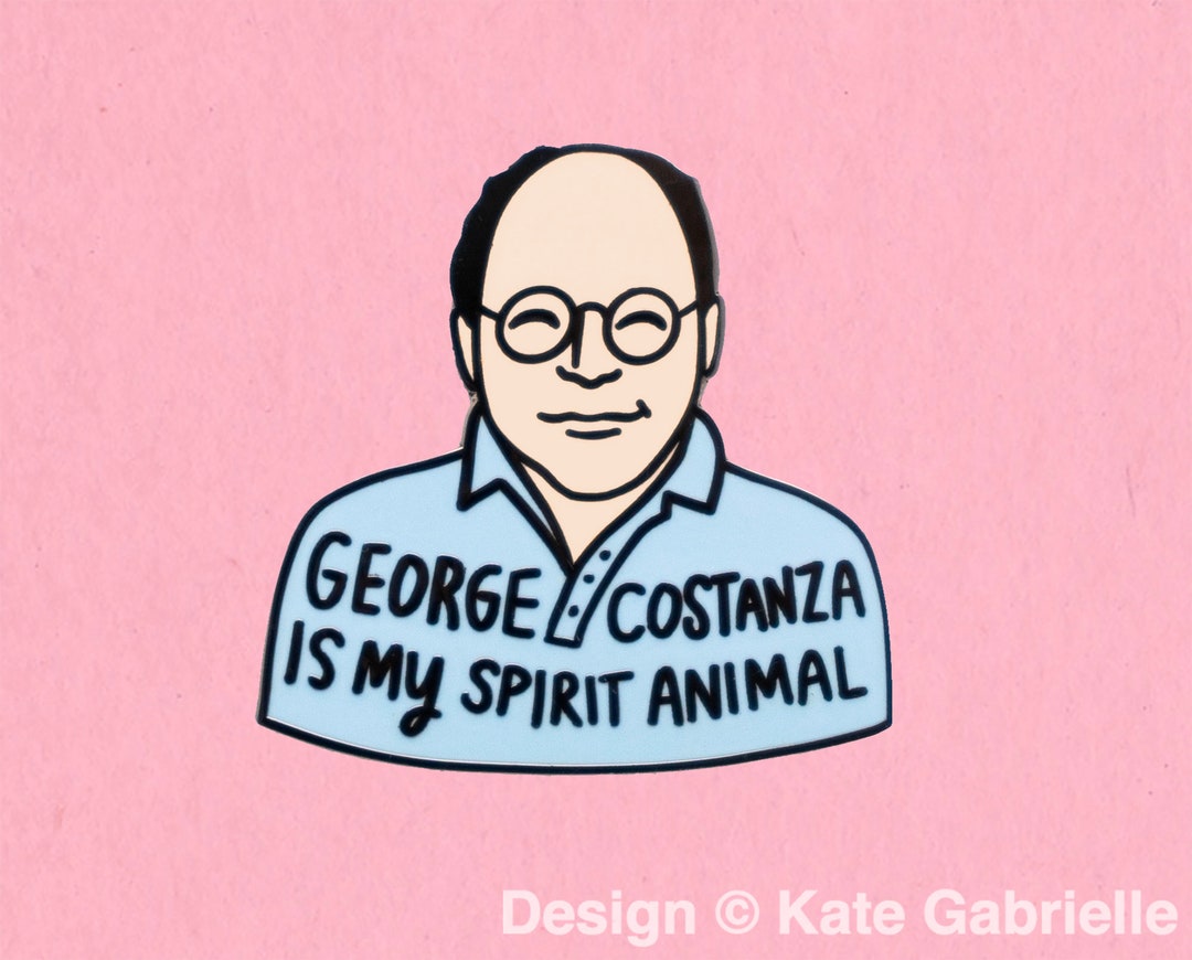 George Costanza Seinfeld Enamel Lapel Pin / Buy 3 Pins Get 1 Free With ...