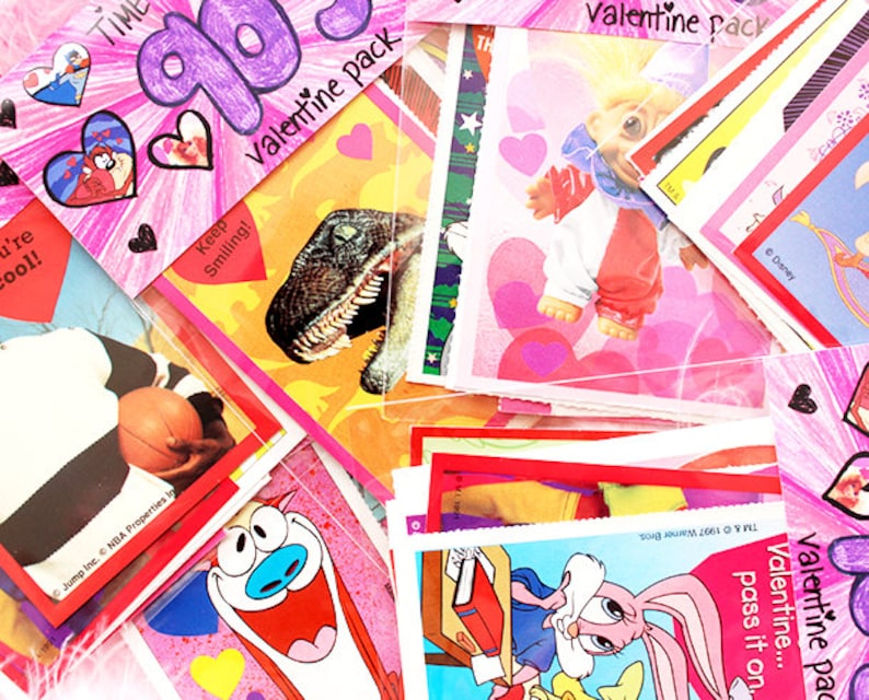 90s Valentine Card Assortment Pack | Etsy