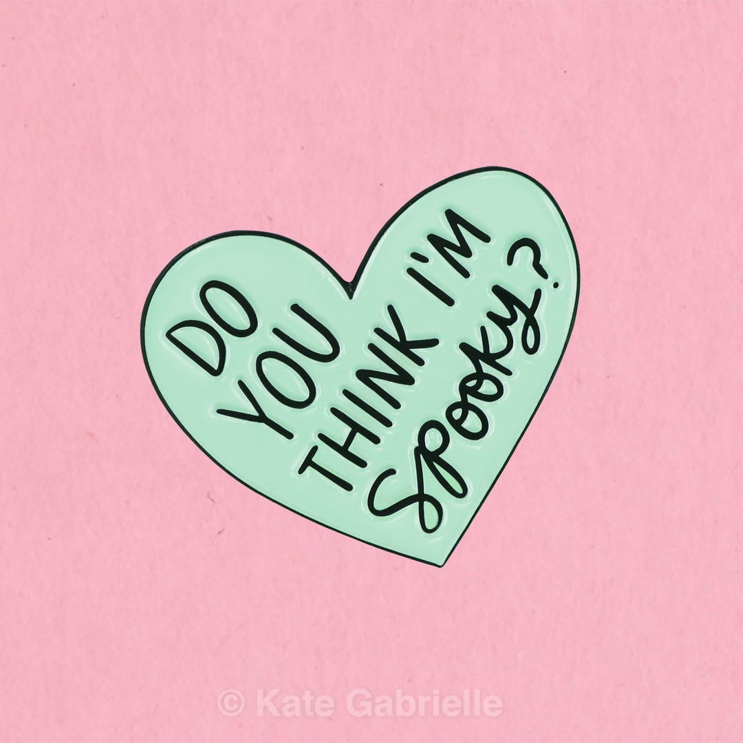Do You Think I'm Spooky / Mulder Quote X-files Enamel Lapel Pin - Etsy