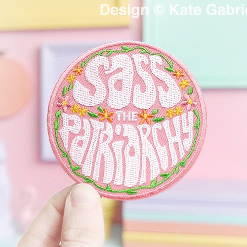 Sass the Patriarchy Feminist Patch - Etsy