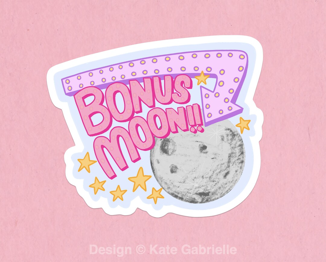 Bonus Moon Sticker / Buy 3 Stickers Get 1 Free With Code FIDDLESTICKS ...