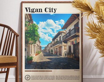 Vigan Travel Print - Philippines, Vigan Poster, Philippines Poster ...