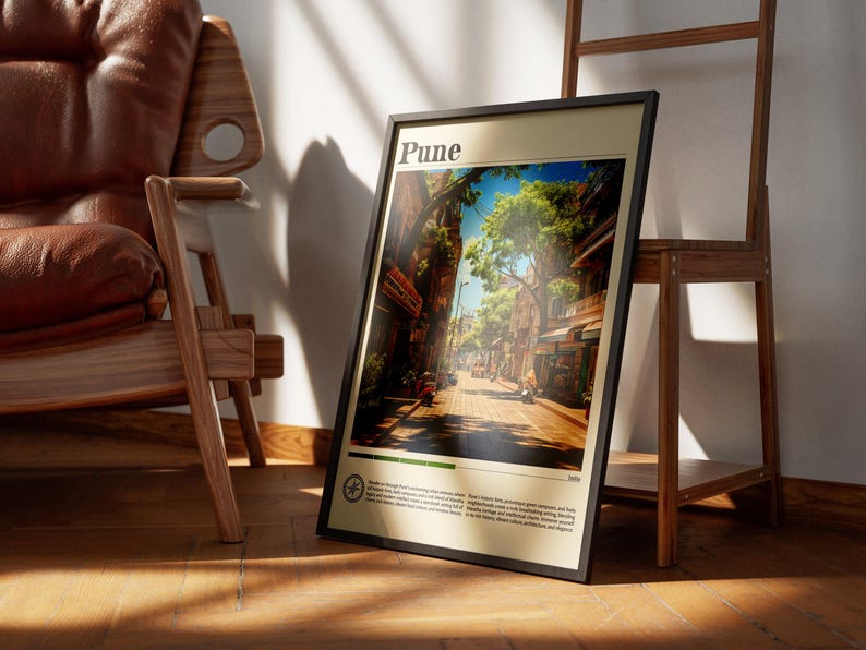 Pune Travel Print - India, Pune Poster, India Poster, Travel Wall Art ...