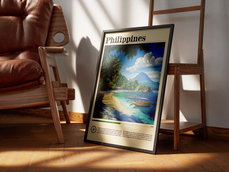 Philippines Travel Print - Asia, Philippines Poster, Travel Wall Art ...