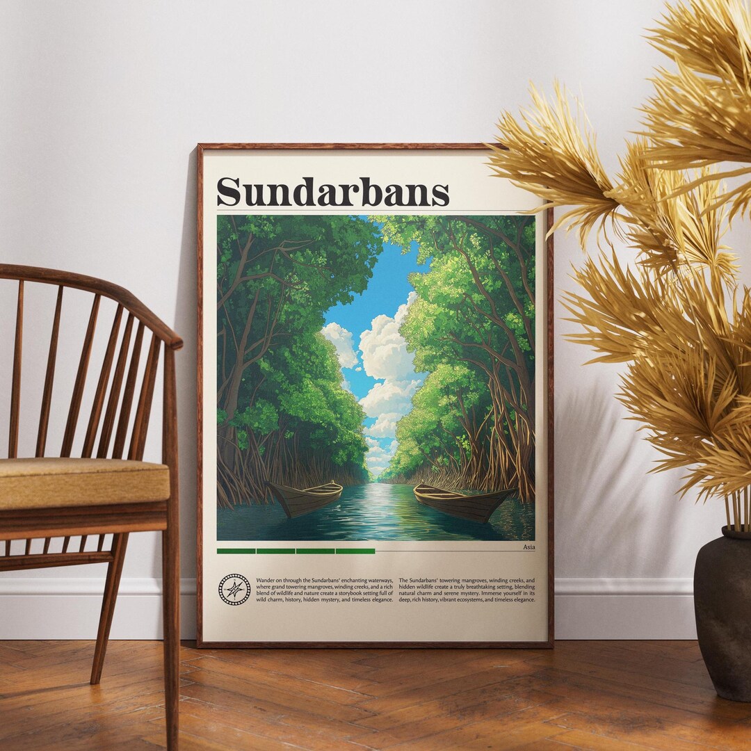 Sundarbans Travel Print - Bangladesh, Sundarbans Poster, Bangladesh ...