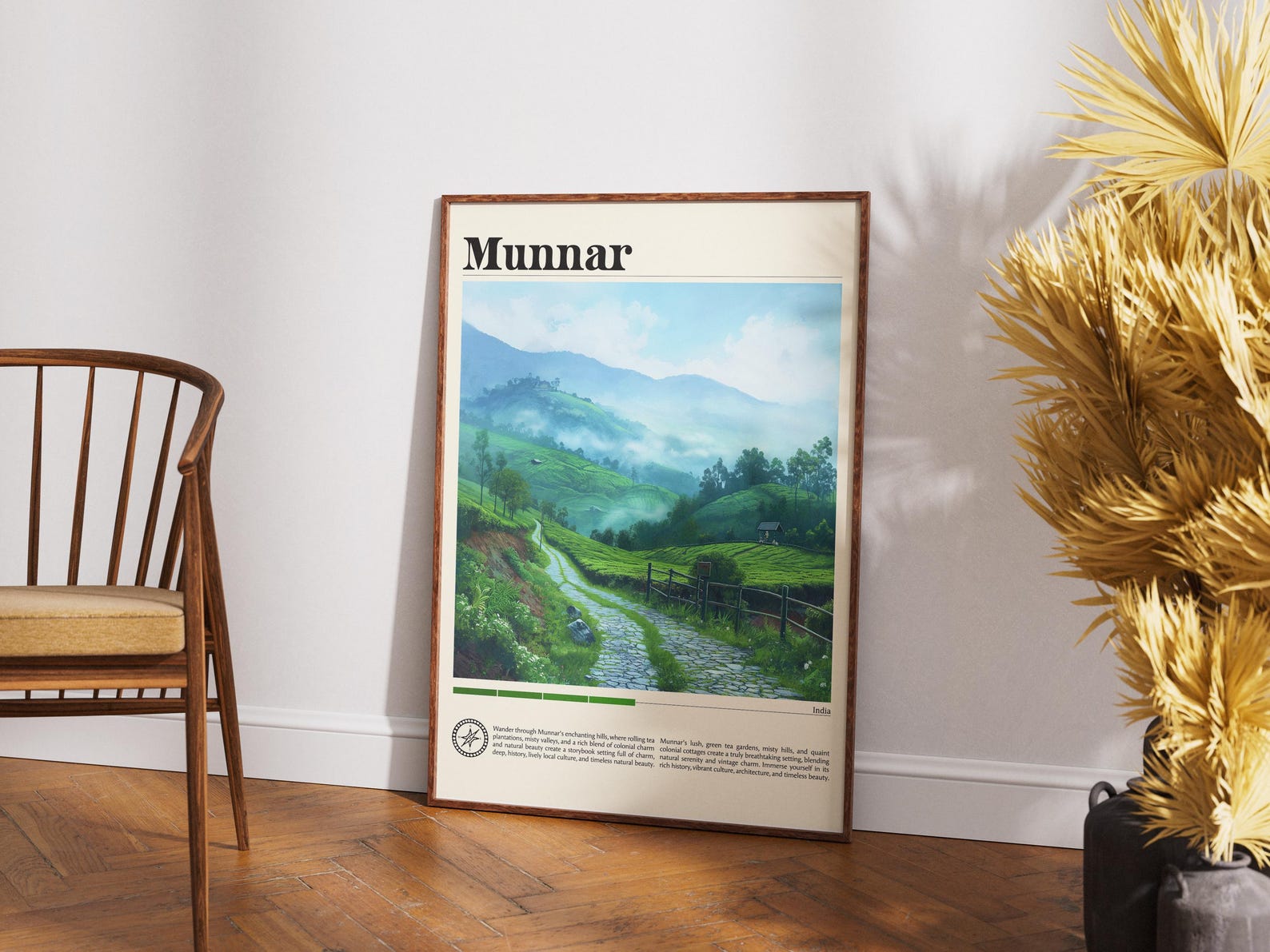 Munnar Travel Print - India, Munnar Poster, India Poster, Travel Wall ...