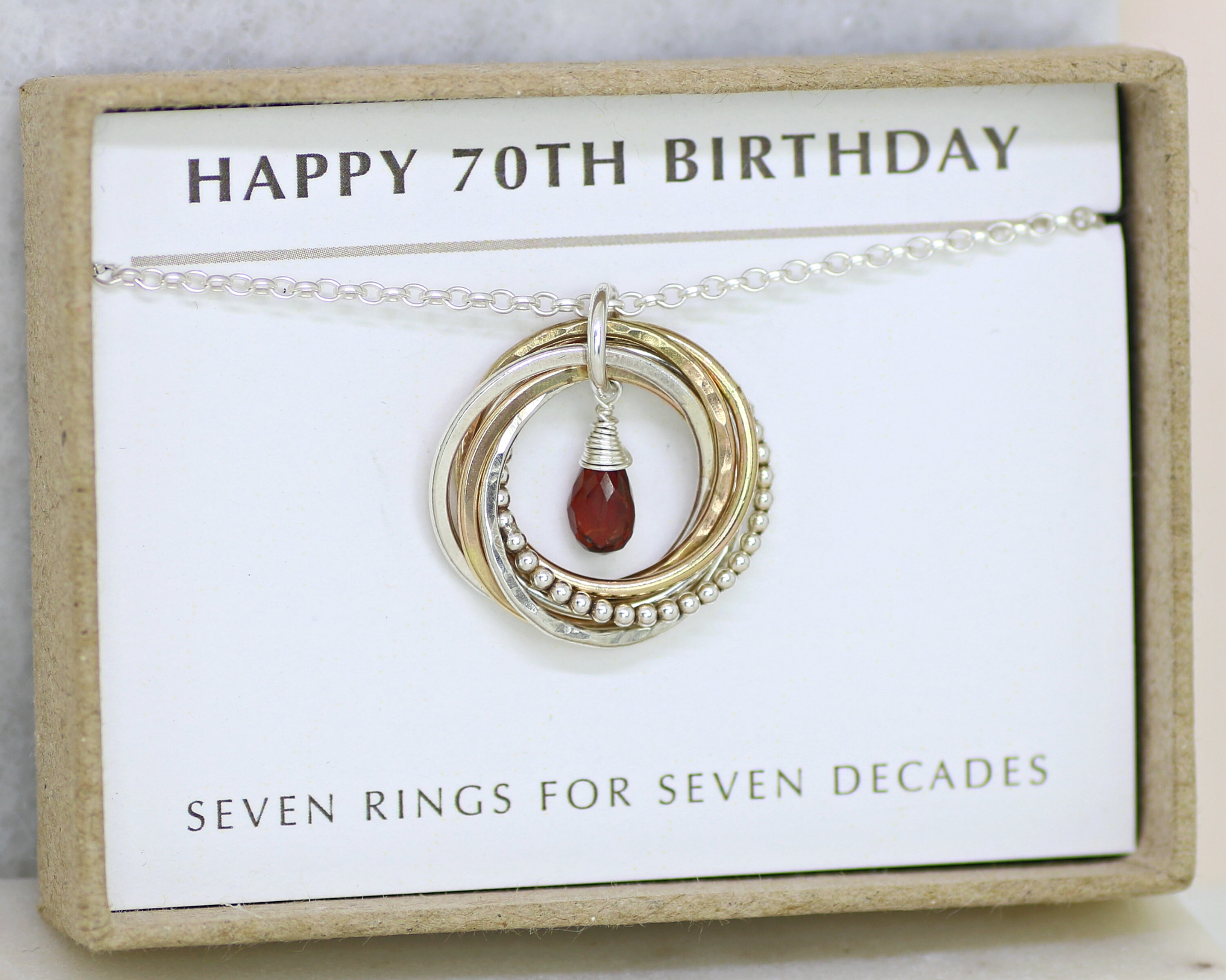 70th Birthday Gift For Her 70th Birthday Necklace Etsy 70th Birthday Gift For Her 70th Birthday Necklace Etsy