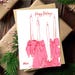Happy Holidays Candle Card, Christmas Wall Art, Hand Painted Poster ...