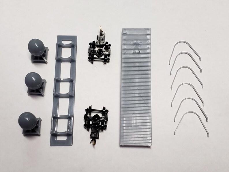 N-scale 1:160, Nuclear Transport Model Train Car Kit With Micro-trains ...