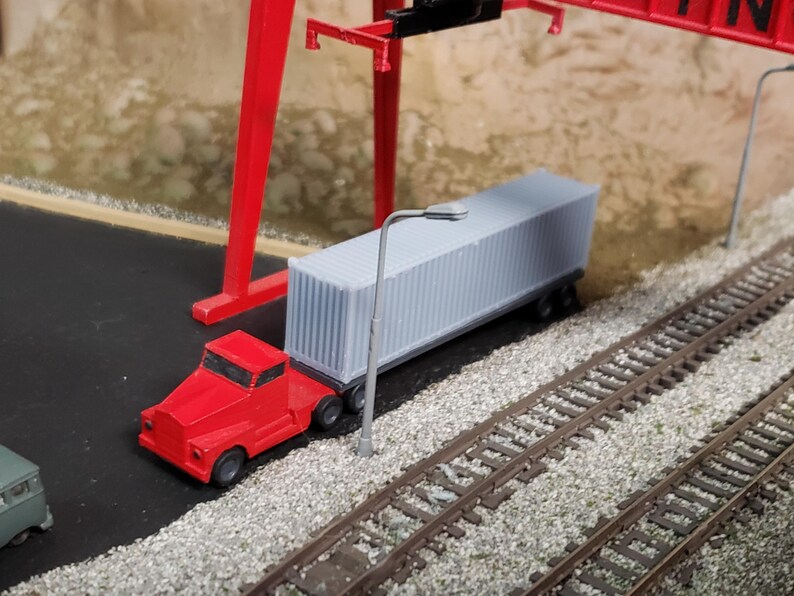 N-scale 1:160 Shipping Container, High Detail Resin Print. - Etsy