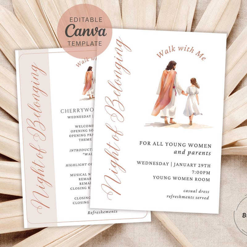 Youth Theme Invite Lds - Etsy