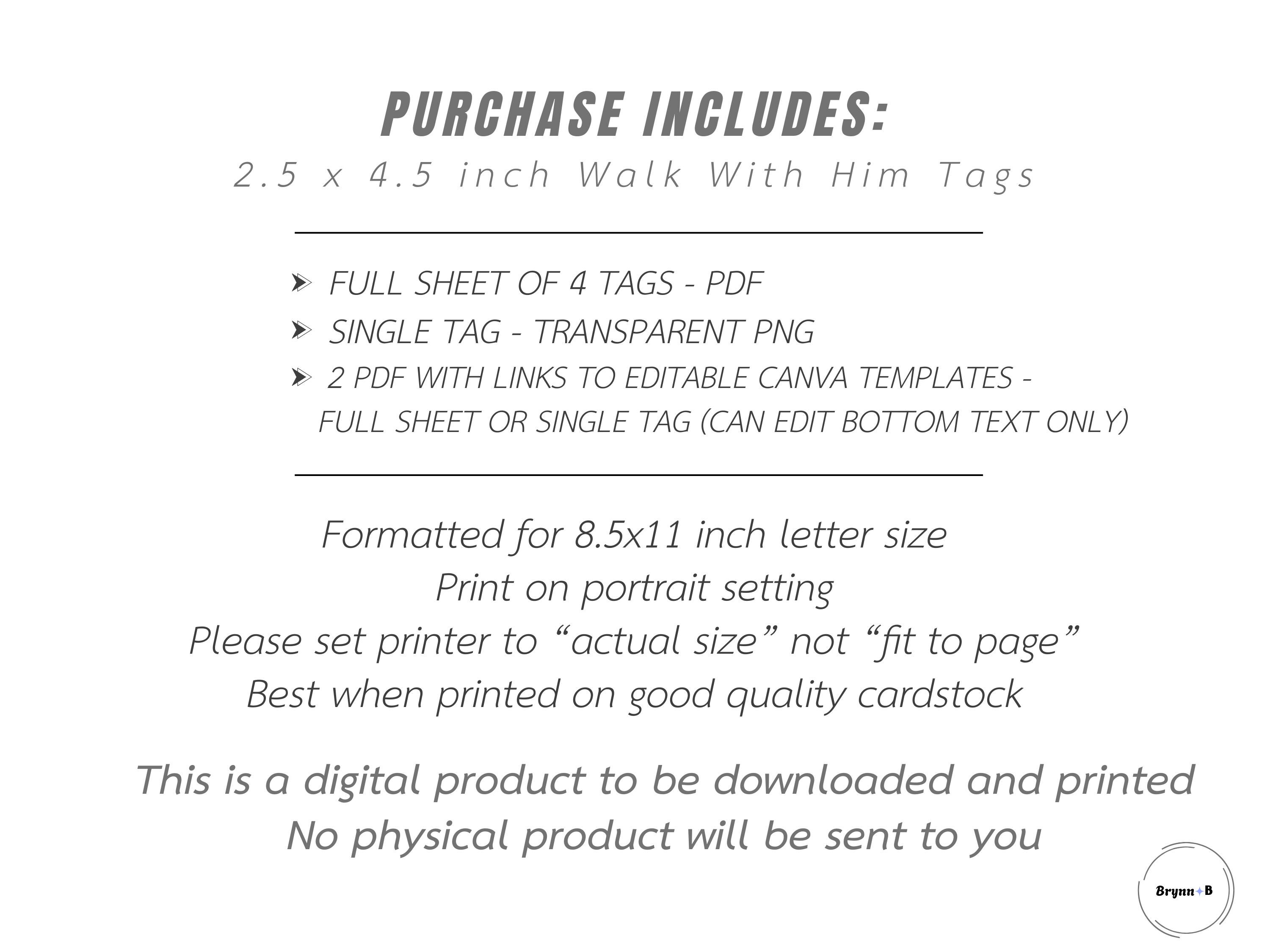 Printable Walk With Him Tags | Walk With Me Youth Theme 2026 - Etsy