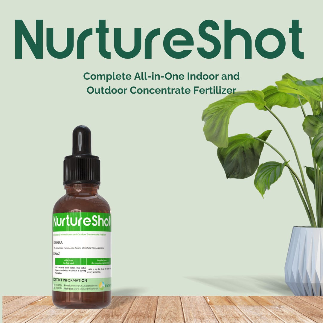 Nurtureshot 2oz | Complete All-in-one Indoor Liquid Concentrate ...
