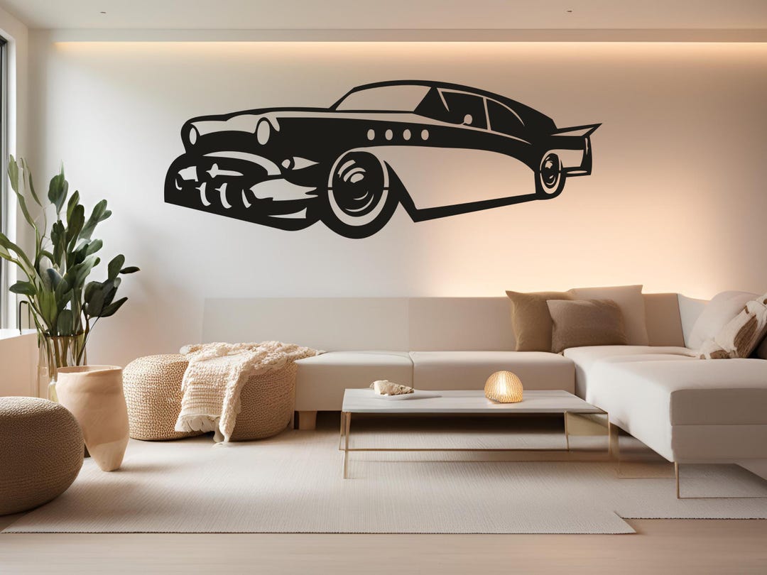 Metal Car Wall Art, Car Metal Sign, Car Silhouette, Car Enthusiast Gift ...