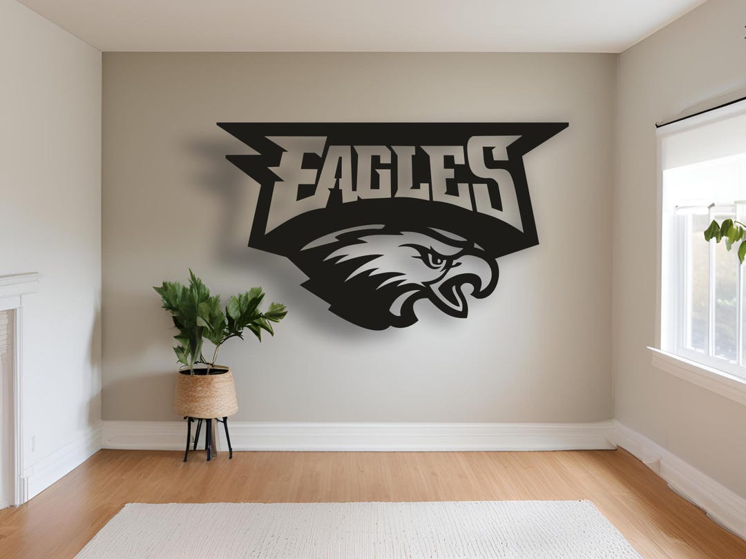 Philadelphia Eagles Metal Wall Art, Eagles Wall Art, NFL Gift, Metal ...