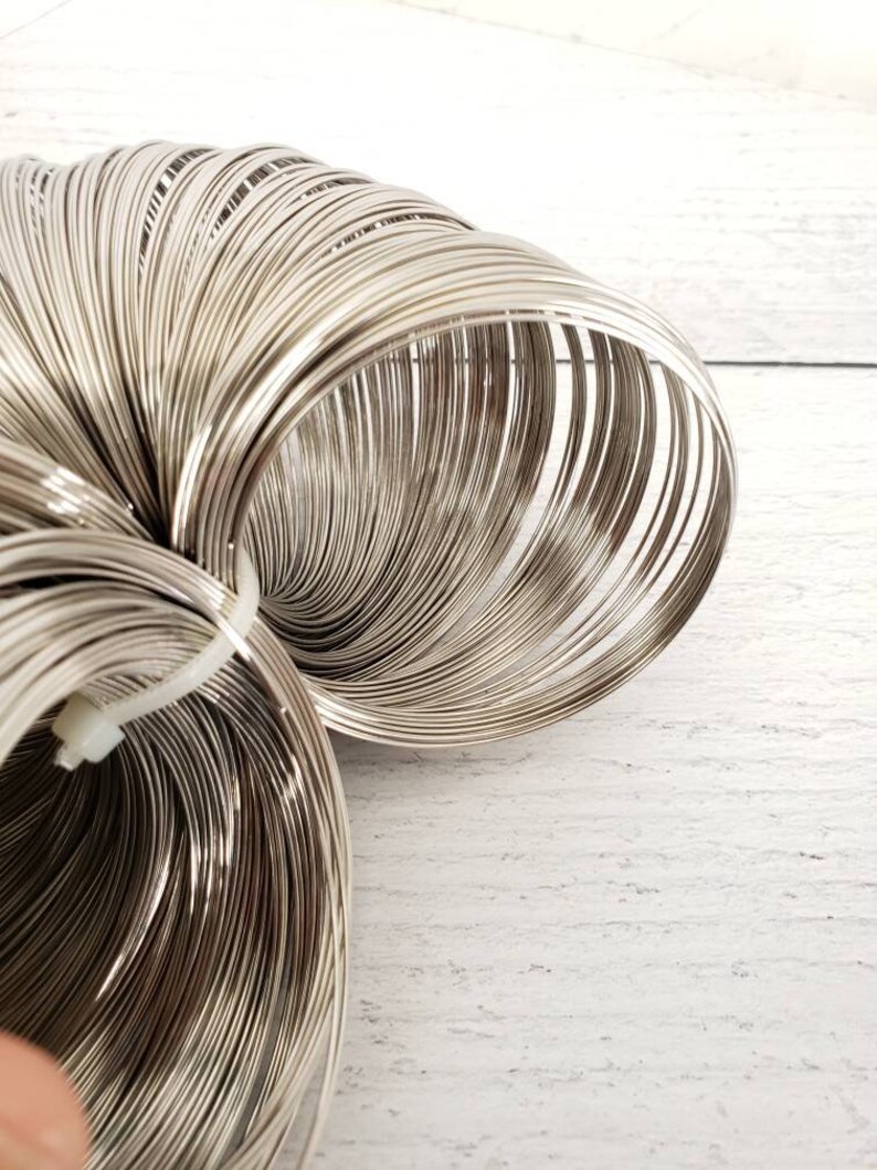 Stainless Steel Memory Wire 50mm 2 Diameter High - Etsy